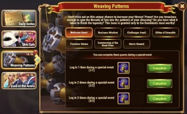Weaving Patterns | Hero Wars Wiki | Fandom