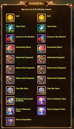 Elemental Season | Hero Wars Wiki | Fandom