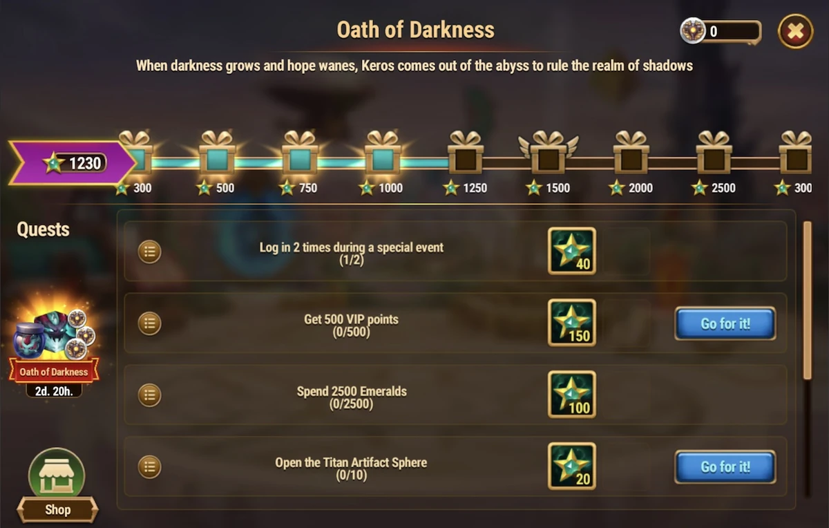 Oath of Darkness | Hero Wars Wiki | Fandom