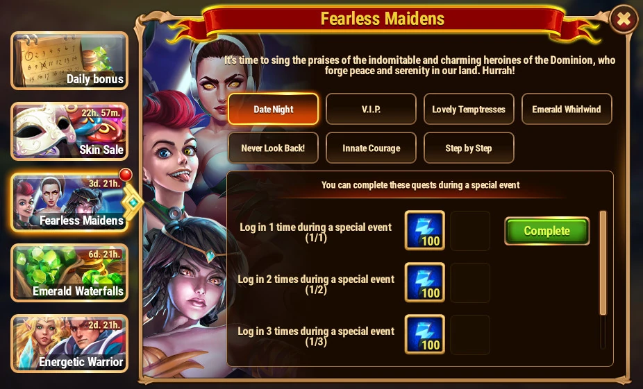 Fearless Maidens | Hero Wars Wiki | Fandom