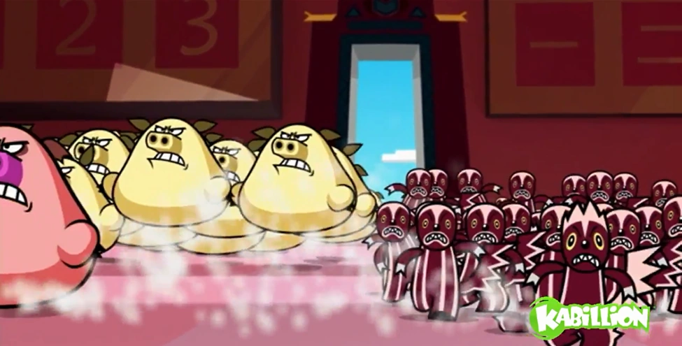 Fierce Battle of the Pig and Skunk Armies | Hero 108 Wiki | Fandom