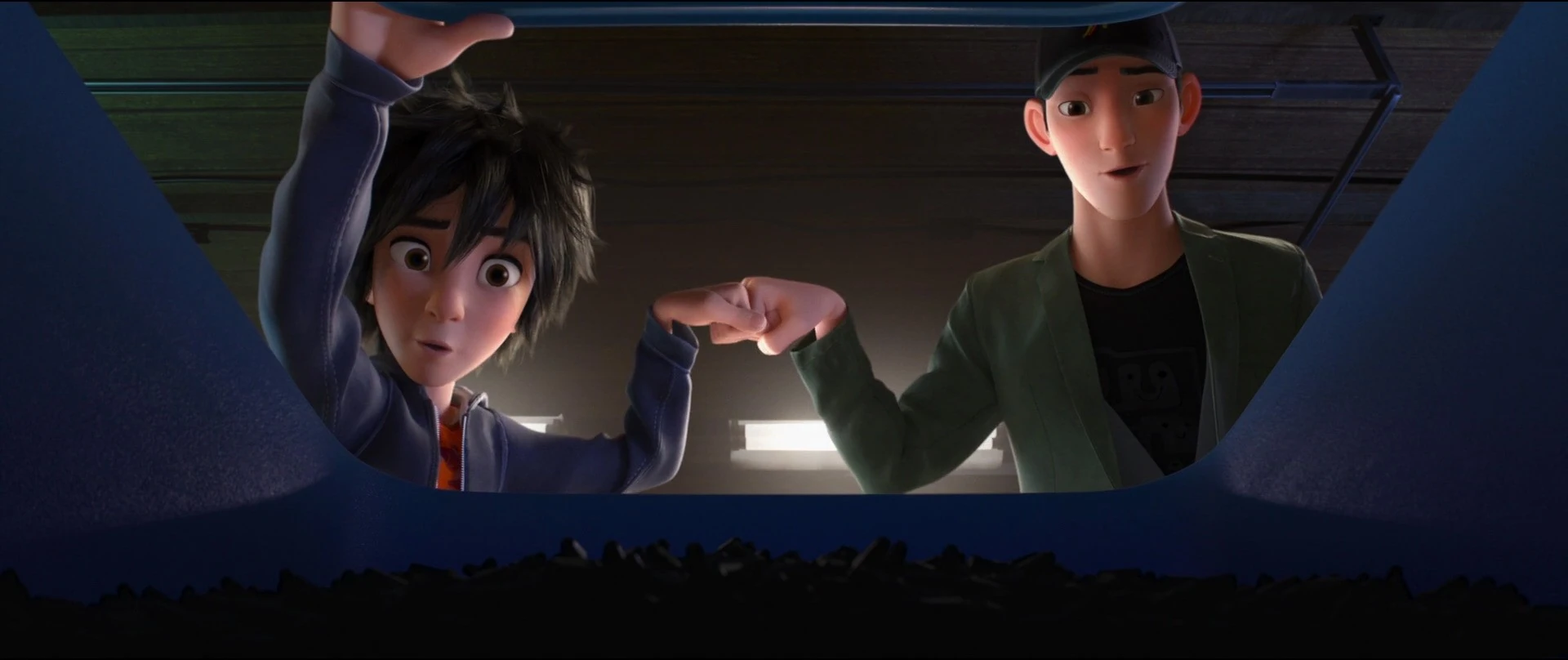 Big Hero 6 Hiro And Gogo Hug