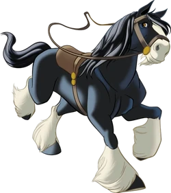 Angus Horse Brave