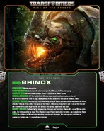 Rhinox (Transformers Reboot Films) | Heroes and Villains Wiki | Fandom