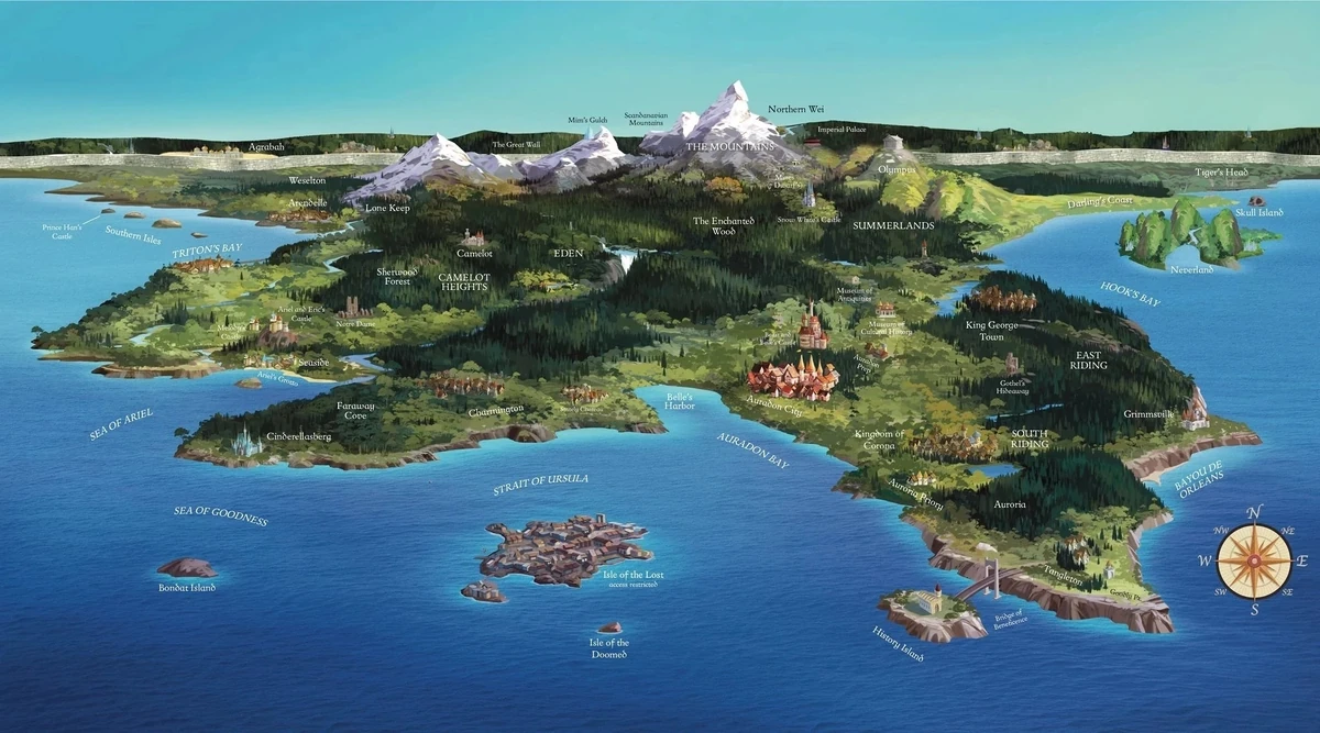 Auradon | Heroes and Villains Wiki | Fandom