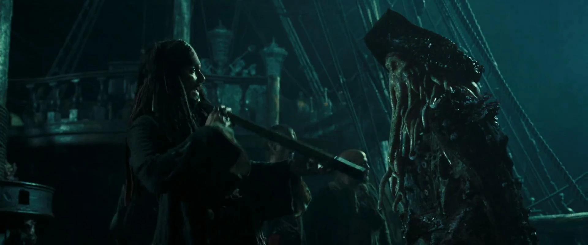 Davy Jones Pirates Of The Caribbean Antagonists Wiki