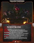 Nightbird (Transformers Reboot Films) | Heroes and Villains Wiki | Fandom