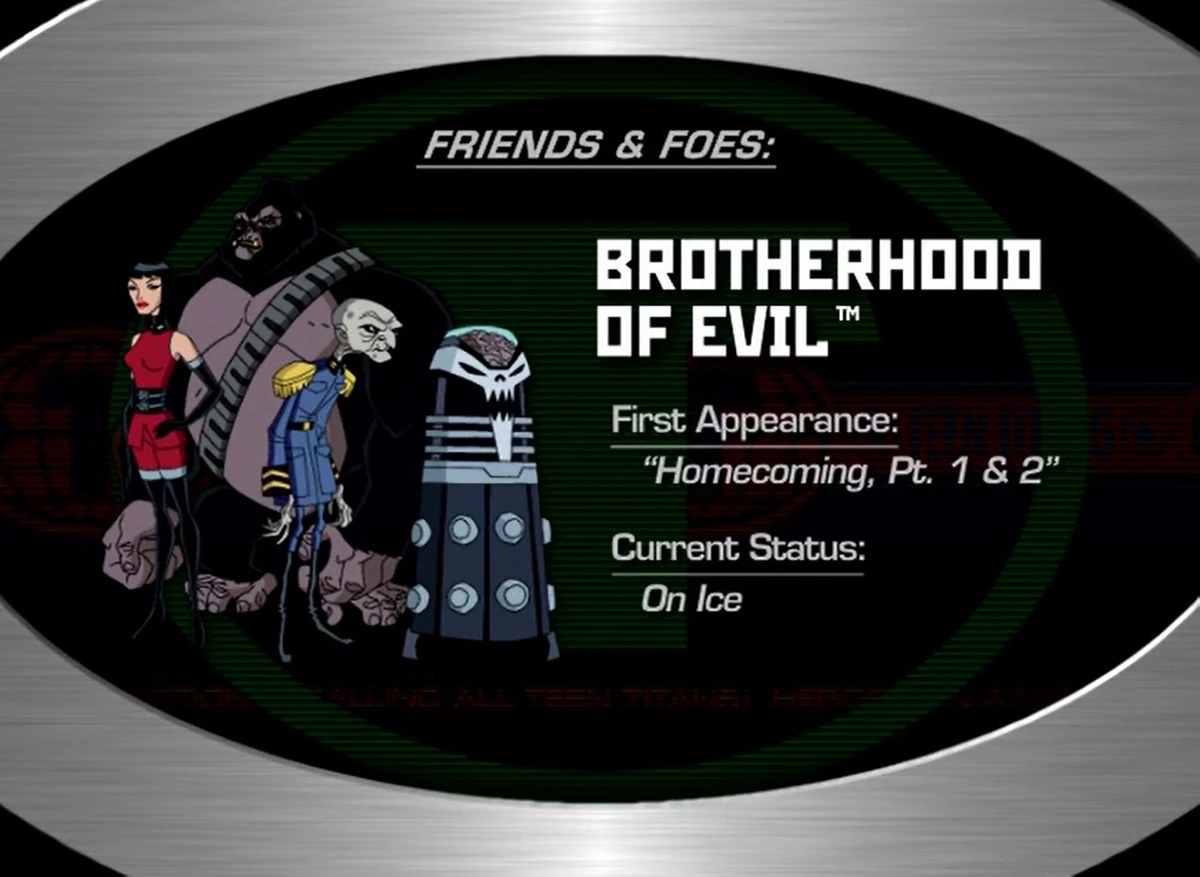 Brotherhood of Evil (Teen Titans) | Heroes and Villains Wiki | Fandom