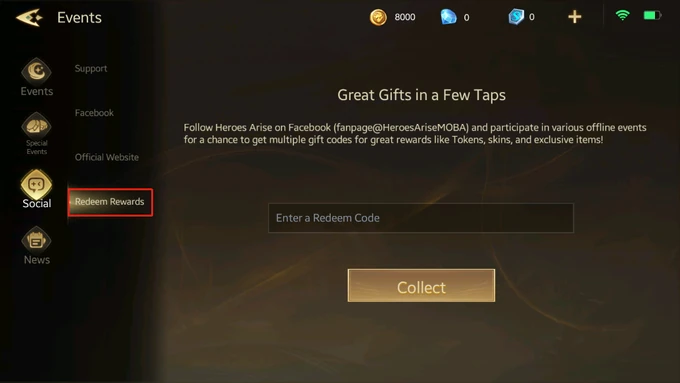 How to Redeem Gift Code | Heroes Arise Wiki | Fandom