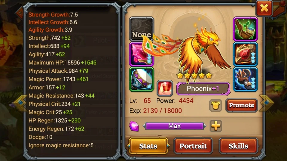 PHOENIX | Heroes Charge Character Stats Wikia | Fandom