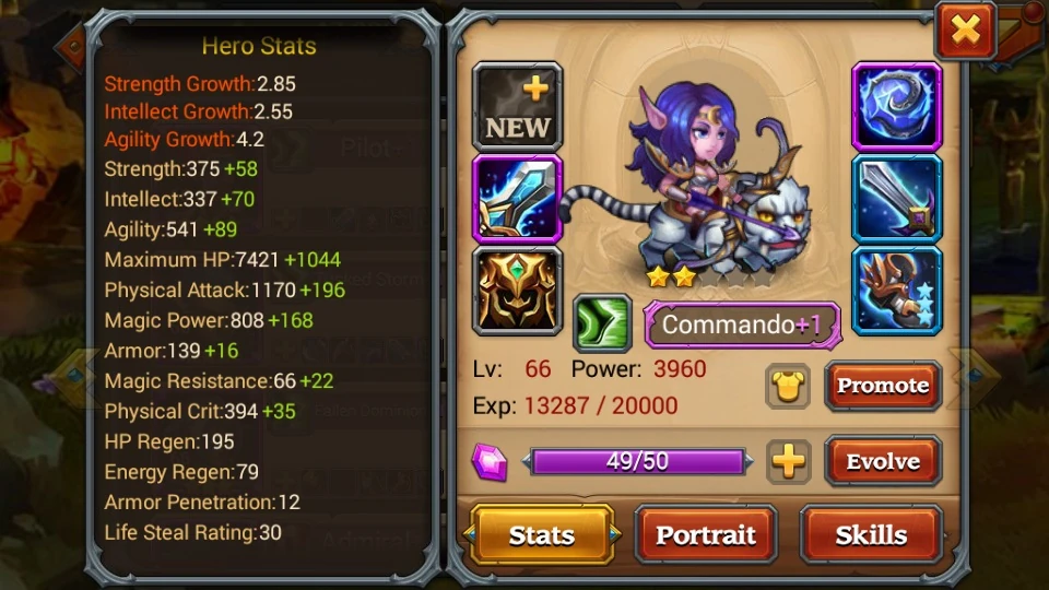 COMMANDO | Heroes Charge Character Stats Wikia | Fandom