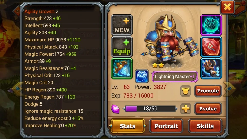 LIGHTNING MASTER | Heroes Charge Character Stats Wikia | Fandom