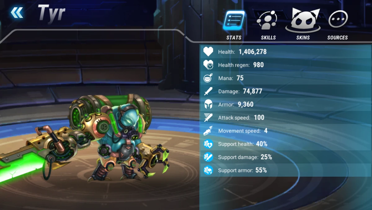 Tyr | Heroes Infinity Wiki | Fandom