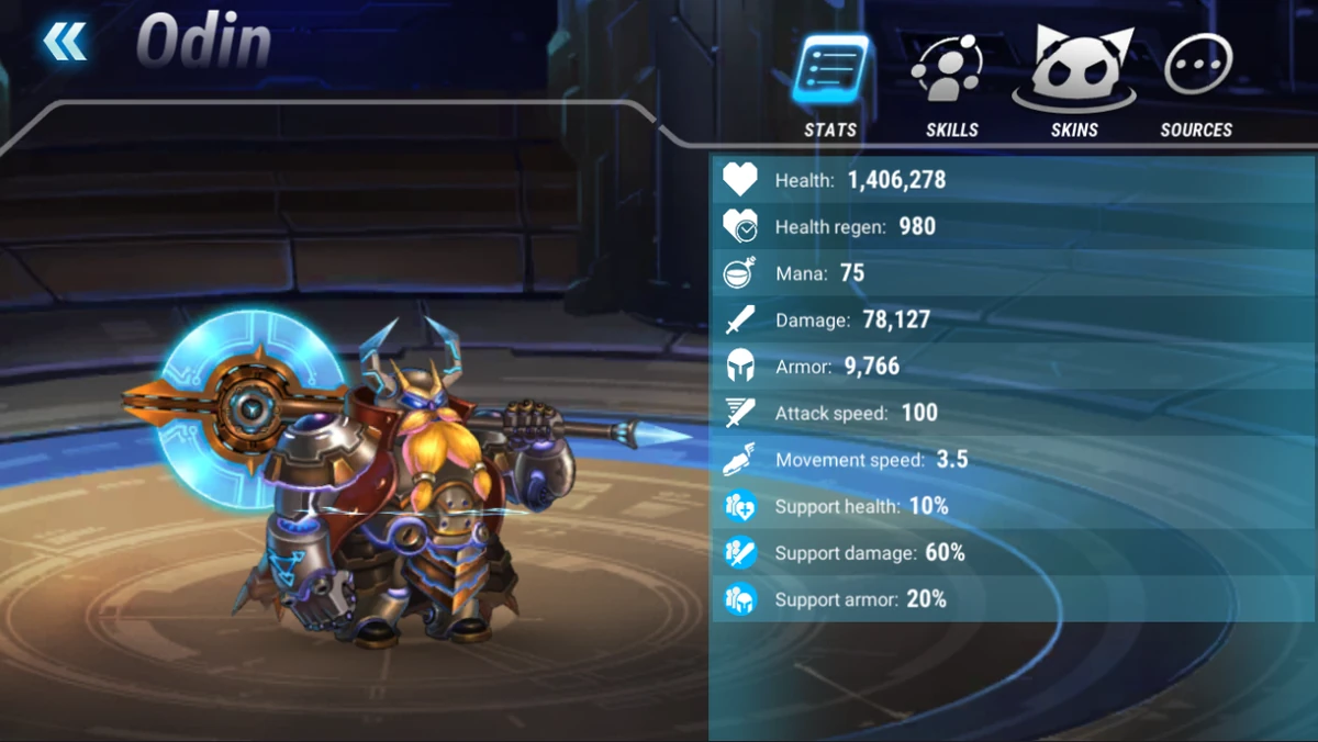 Odin | Heroes Infinity Wiki | Fandom