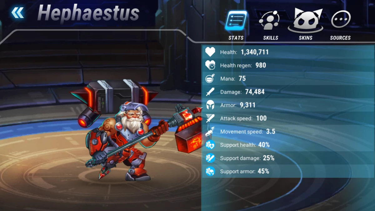 Hephaestus | Heroes Infinity Wiki | Fandom