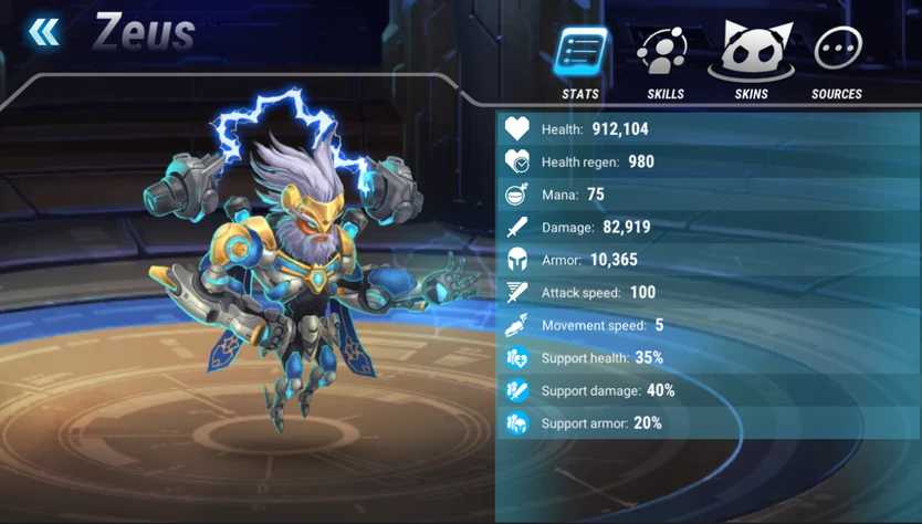 Zeus | Heroes Infinity Wiki | Fandom