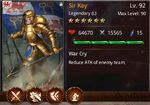 Sir Kay | Heroes of Camelot Wiki | Fandom