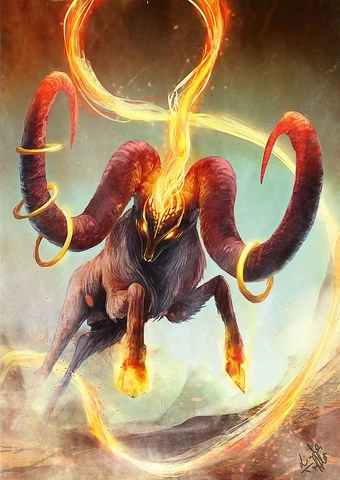 Fantasy Fire Creatures