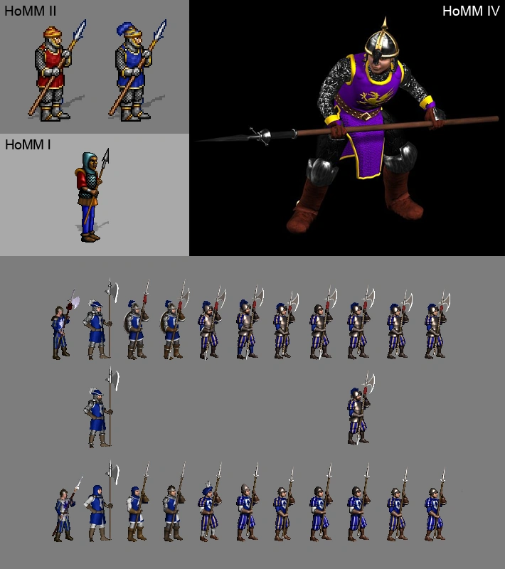 Pikeman and Halberdier | Heroes III Wiki | Fandom