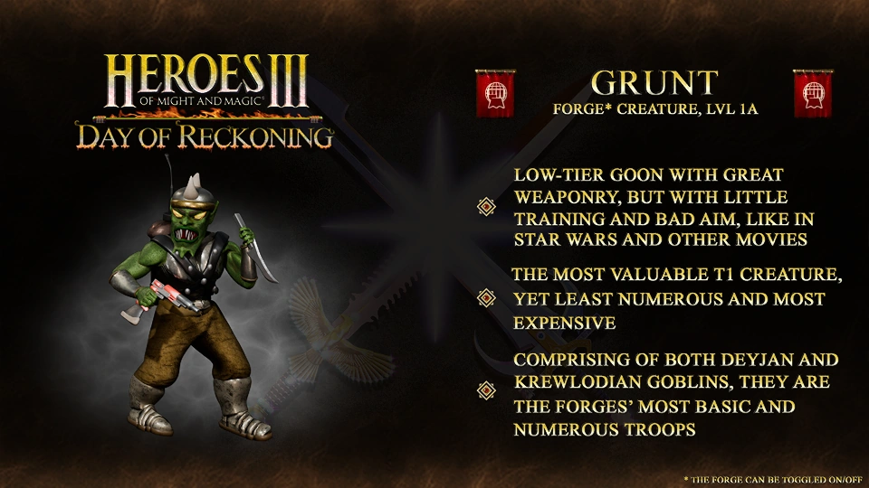 Grunt and Foot Soldier | Heroes III Wiki | Fandom