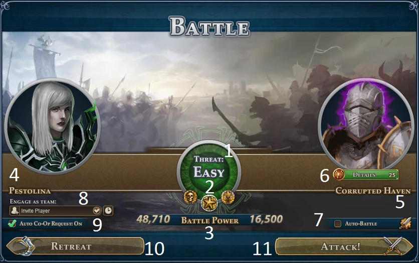 Engaging in a Battle | Might & Magic: Heroes Online Wikia | Fandom