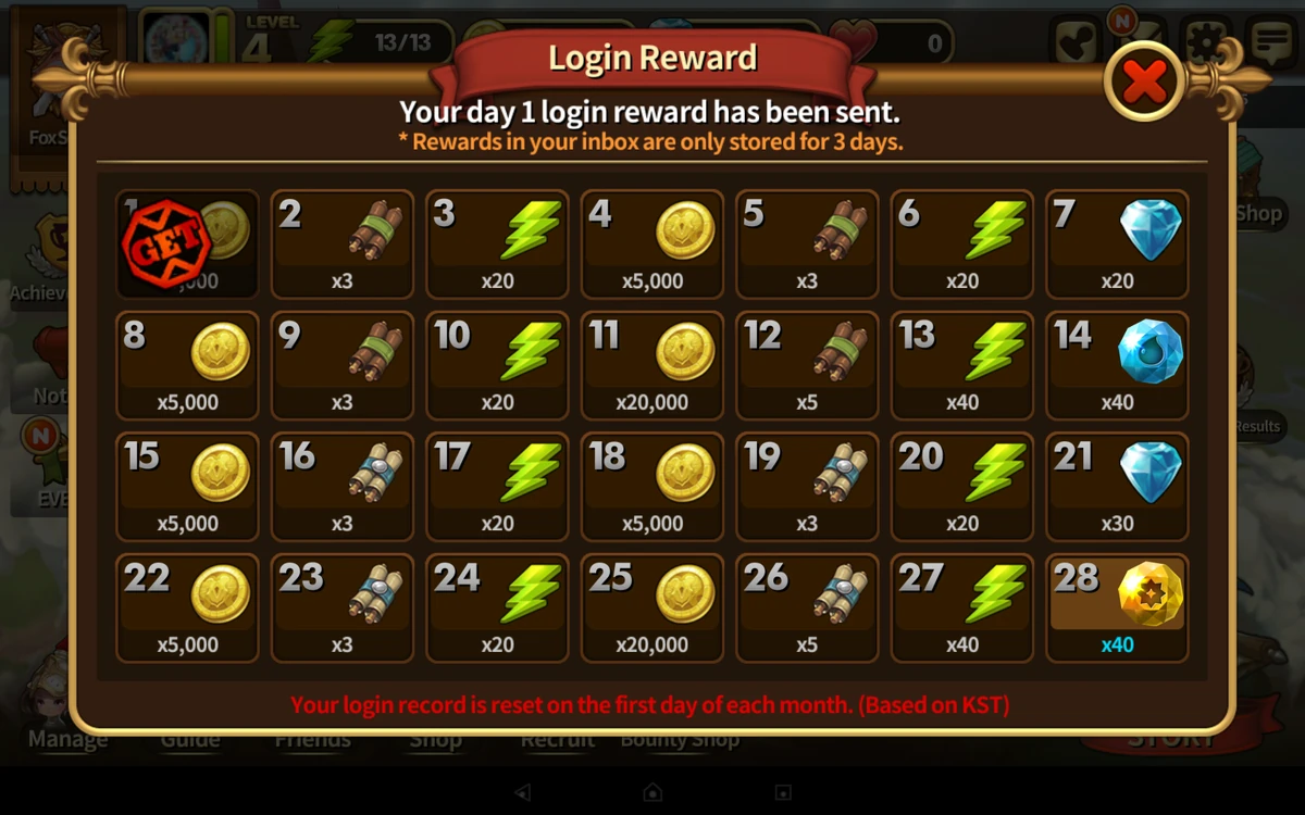 Daily Reward | Heroes Wanted: Quest RPG Wikia | Fandom