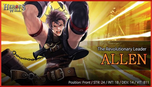 Allen | Heroes' Will Unofficial Wikia | Fandom