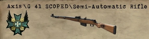 G41 Scoped | Red Orchestra 2 : Heroes Of Stalingrad Wiki | Fandom