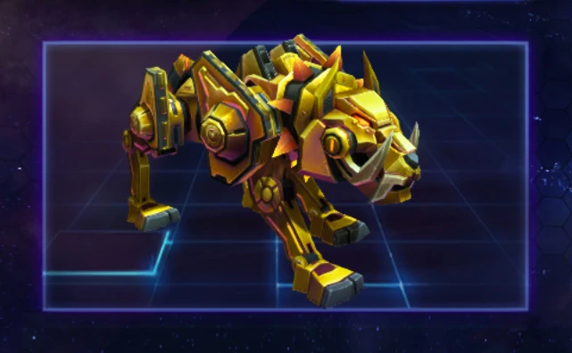 Golden Cyber Wolf | Heroes of the Storm Wiki | Fandom
