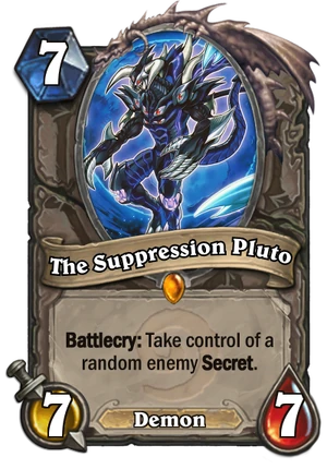 The Suppression Pluto | Hearthstone: Heroes of Yu-Gi-Oh! Fan Mod Wikia | Fandom