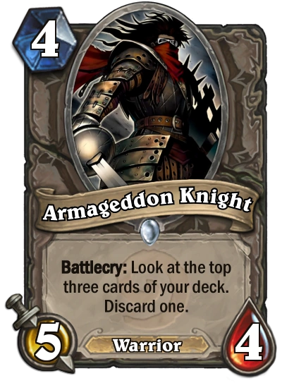 Armageddon Knight | Hearthstone: Heroes of Yu-Gi-Oh! Fan Mod Wikia | Fandom