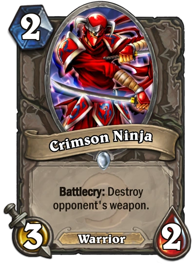 Crimson Ninja | Hearthstone: Heroes of Yu-Gi-Oh! Fan Mod Wikia | Fandom