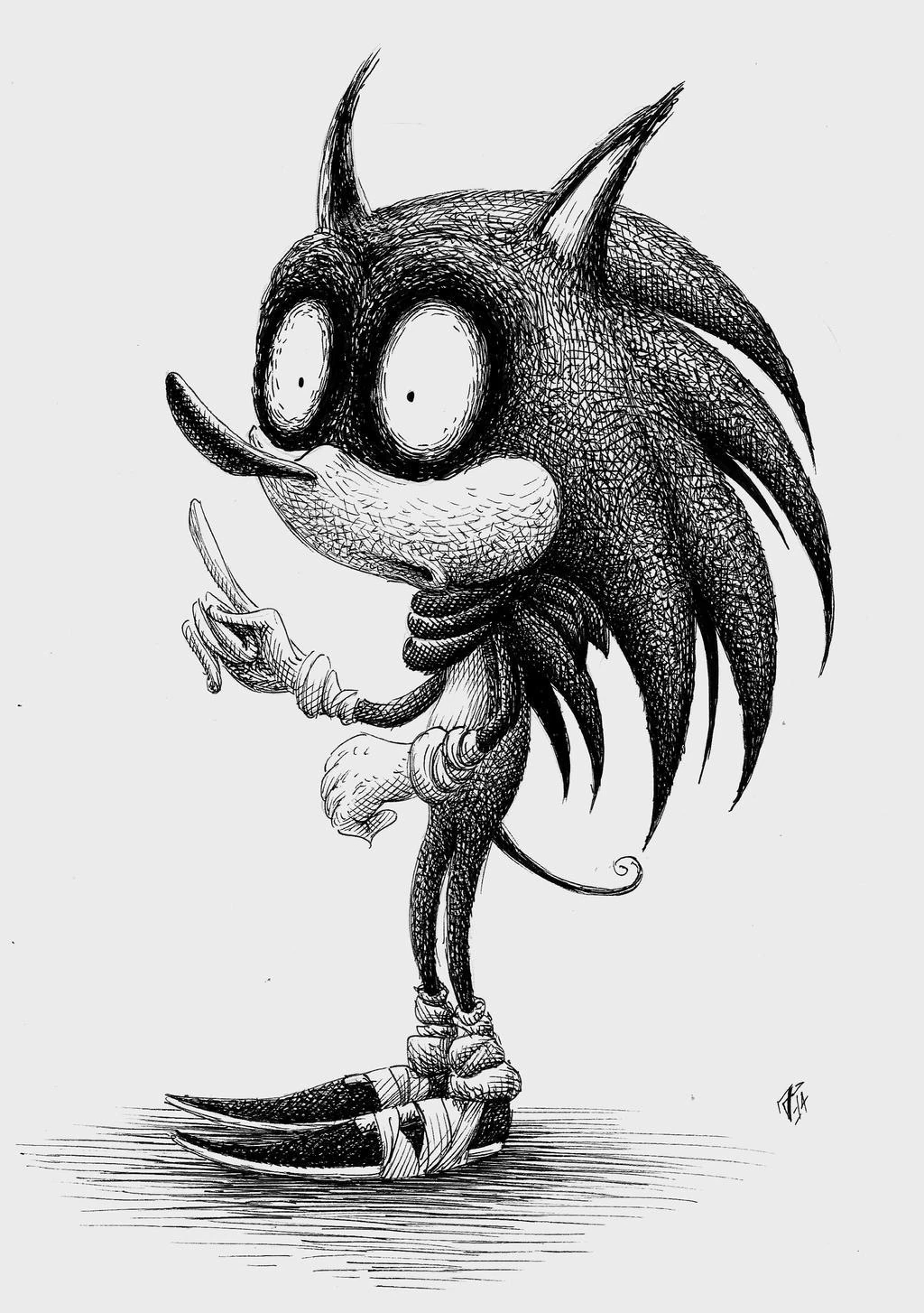 Sonic the Hedgehog (Tim Burton's Sonic) | Hero Fanon Wiki | Fandom