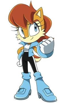 Sonic And Sally Sonic The Hedgehog Poster #17 Mecha Sally Sonic
