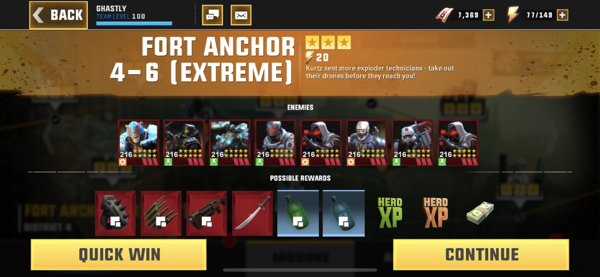 Mission 4-6 (Extreme) | Hero Hunters Wiki | Fandom