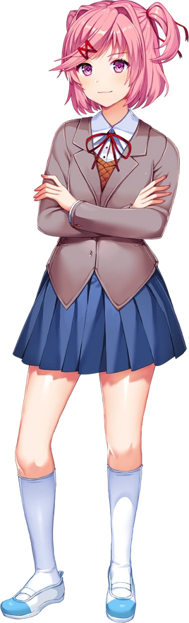 Natsuki Doki Doki Literature Club Heroic Benchmark Wiki Fandom