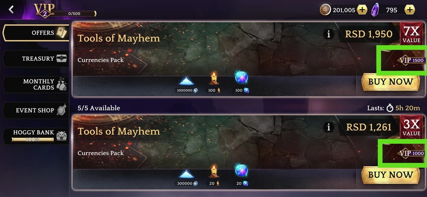 VIP POINTS | Heroic - Magic Duel Wiki | Fandom