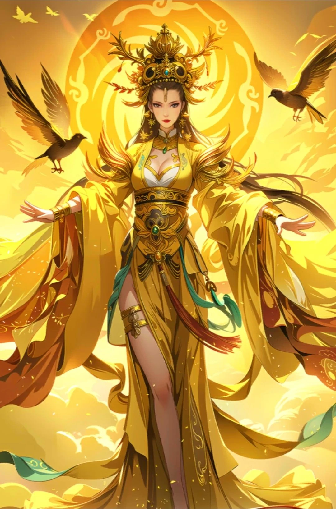 Golden Crow Goddess | Heroines Fantasy Wiki | Fandom