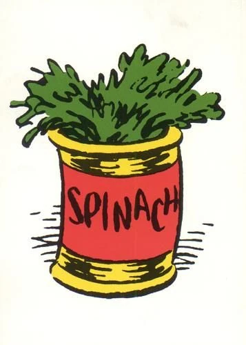 Popeye Spinach Can