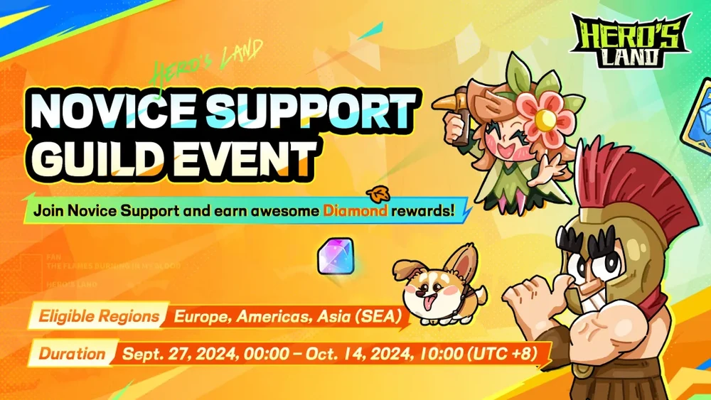 Novice Support Guild Event | Hero's Land Official Wiki | Fandom