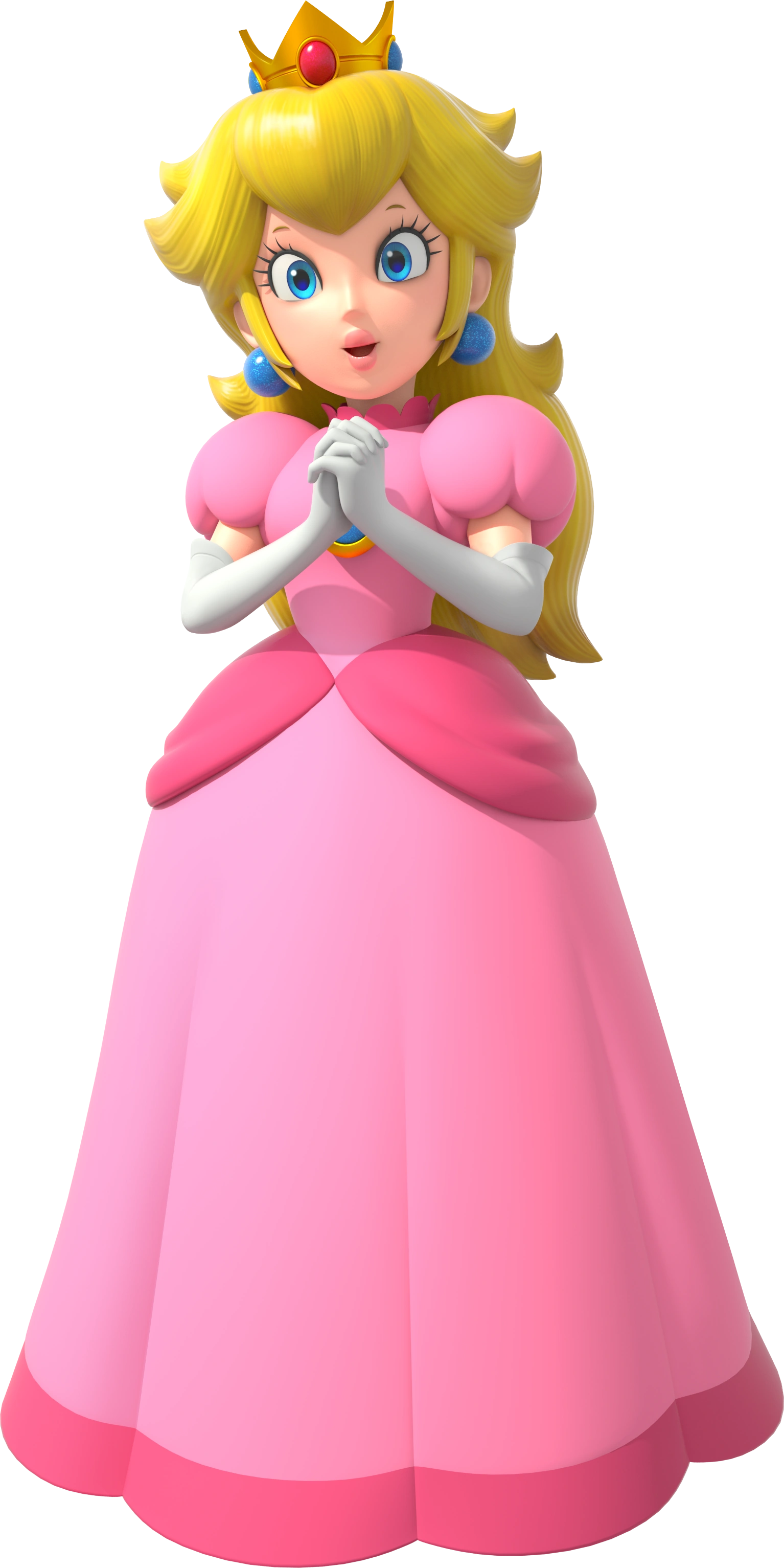 Princesse Peach En Papier