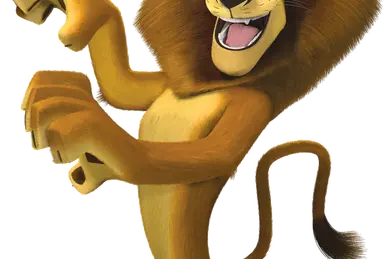 Personnages De Madagascar Melman Silhouette En Carton Du Roi Julien De