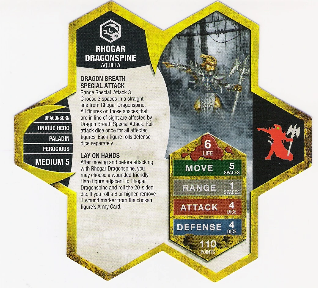 Rhogar Dragonspine | HeroScape Wiki | Fandom