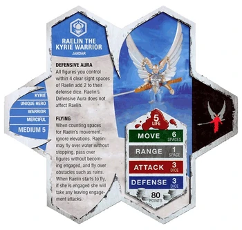 Raelin the Kyrie Warrior | HeroScape Wiki | Fandom