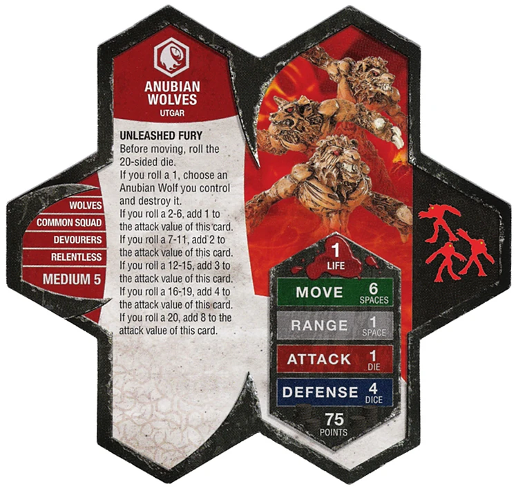 Anubian Wolves | HeroScape Wiki | Fandom