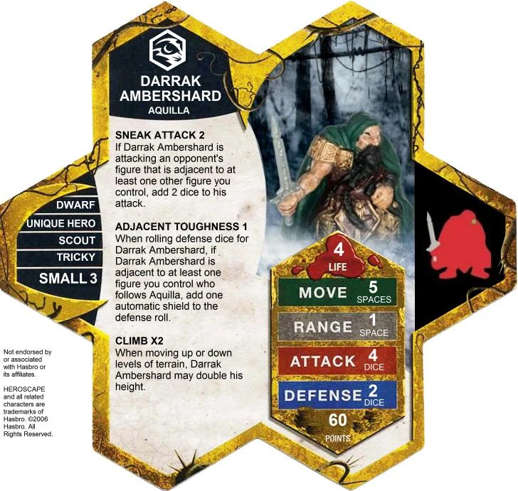 Darrak Ambershard | Heroscape Wiki | Fandom