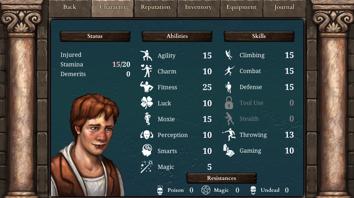 Character Sheet | Hero-U Wiki | Fandom