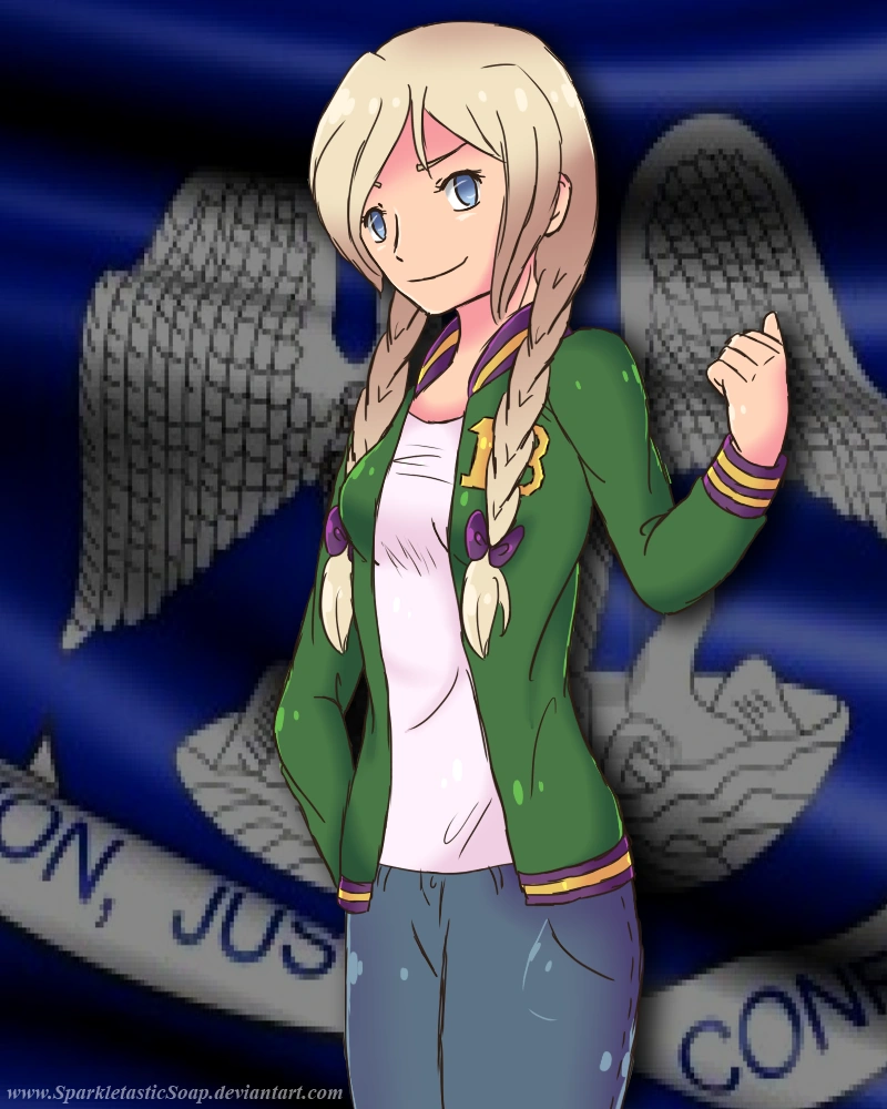Lesia Jacinta Jones (The State of Louisiana | Hetalia Fan Characters ...