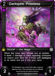 Darkspire Priestess - Hex Wiki