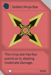 Golden Ninja Star | Hexaria Wikia | Fandom
